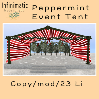 Second Life Marketplace - Peppermint Event Tent bagged